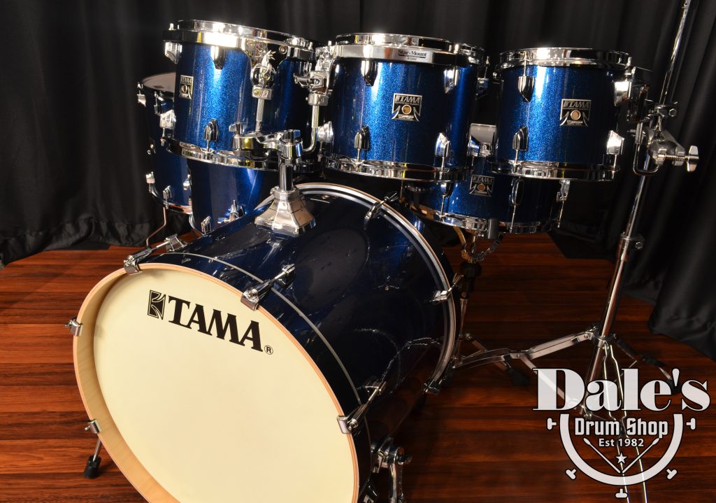 TAMA Superstar Classic Maple Indigo Sparkle 7pc Kit CK72SISP - Dales ...