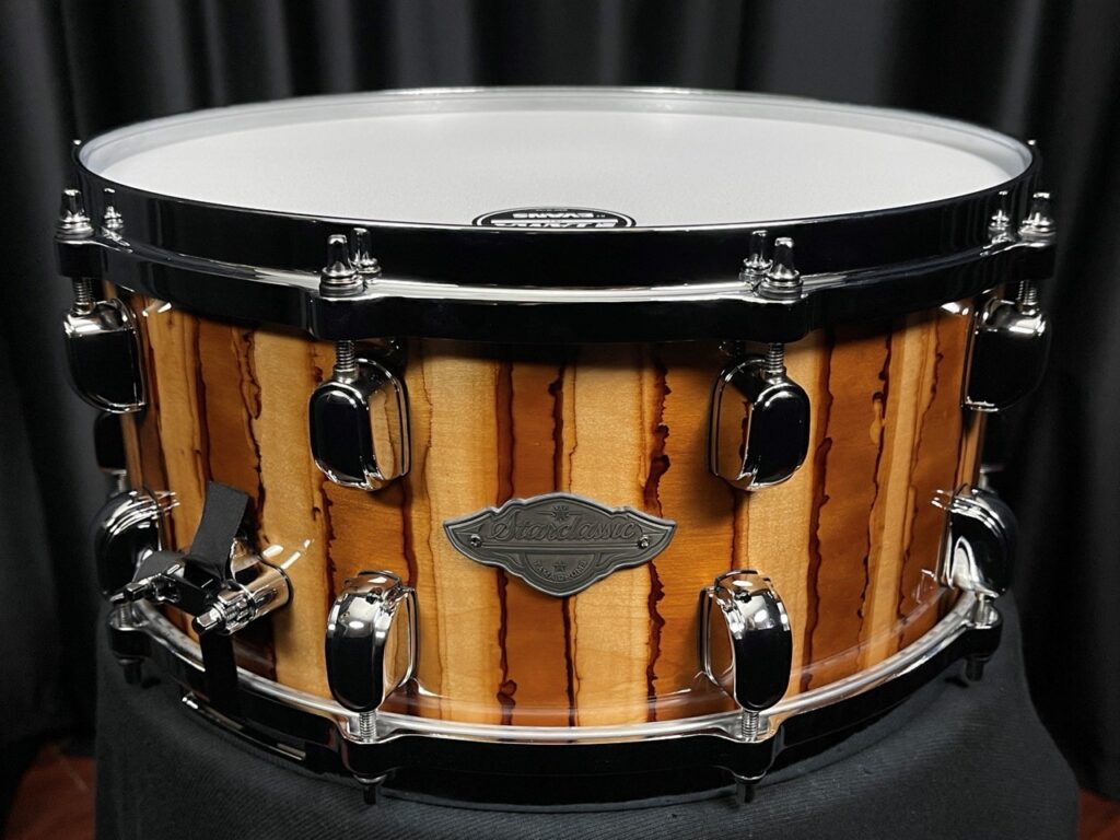 Tama Starclassic Performer Snare Drum 6.5x14 Caramel Aurora Maple Birch ...