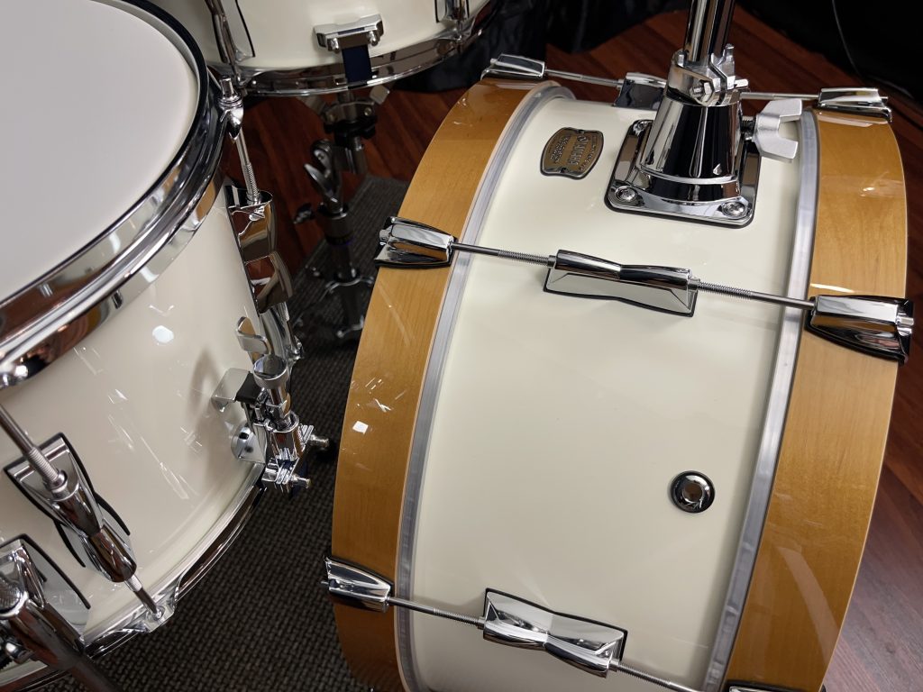 Yamaha Stage Custom Hip Compact Birch Classic White 4pc Drum Set ...