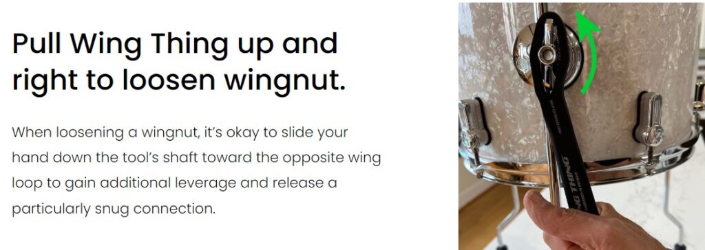 Wing Thing Wingnut Adjustment Metal Tool By Morgenstein Tool Great Drum ...